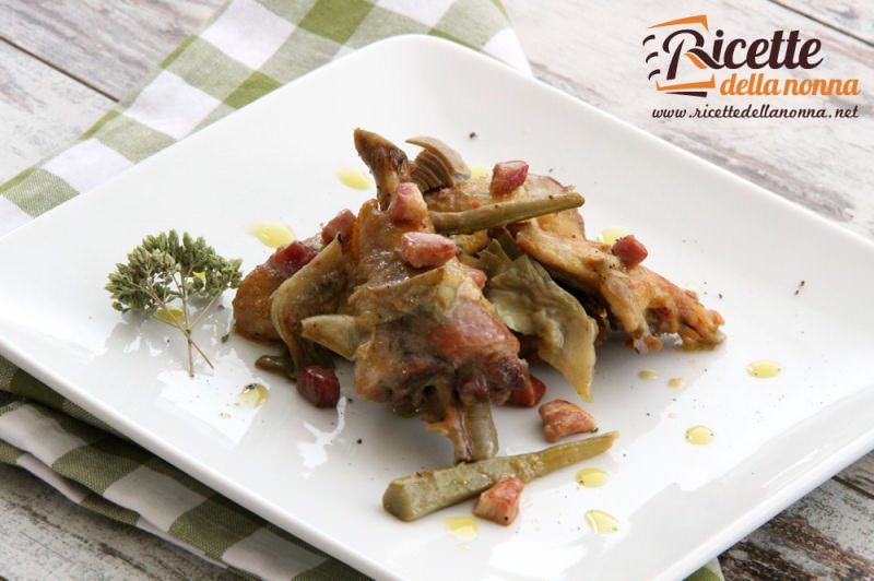 Pollo con carciofi | Ricette della Nonna