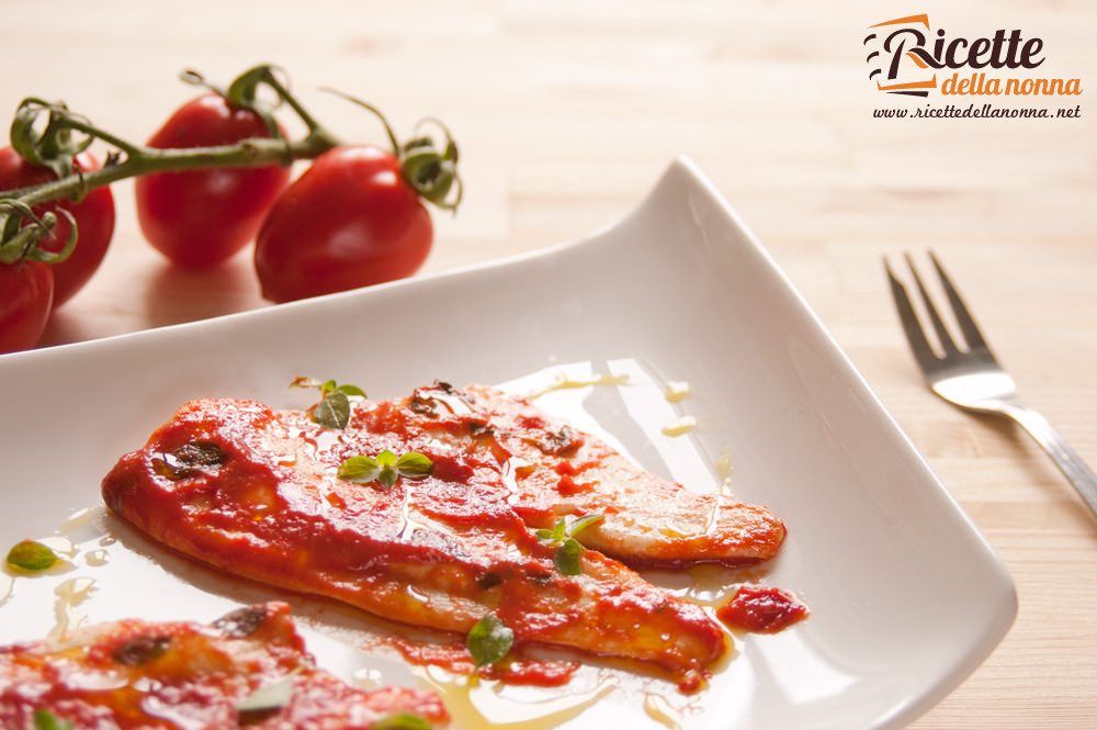 Platessa alla pizzaiola in padella | Ricette della Nonna