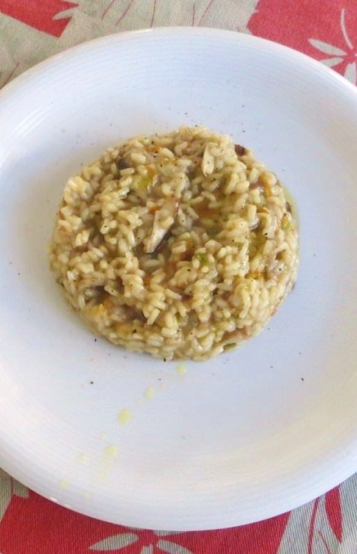 Risotto ai funghi porcini e fiori di zucca | Ricette della Nonna