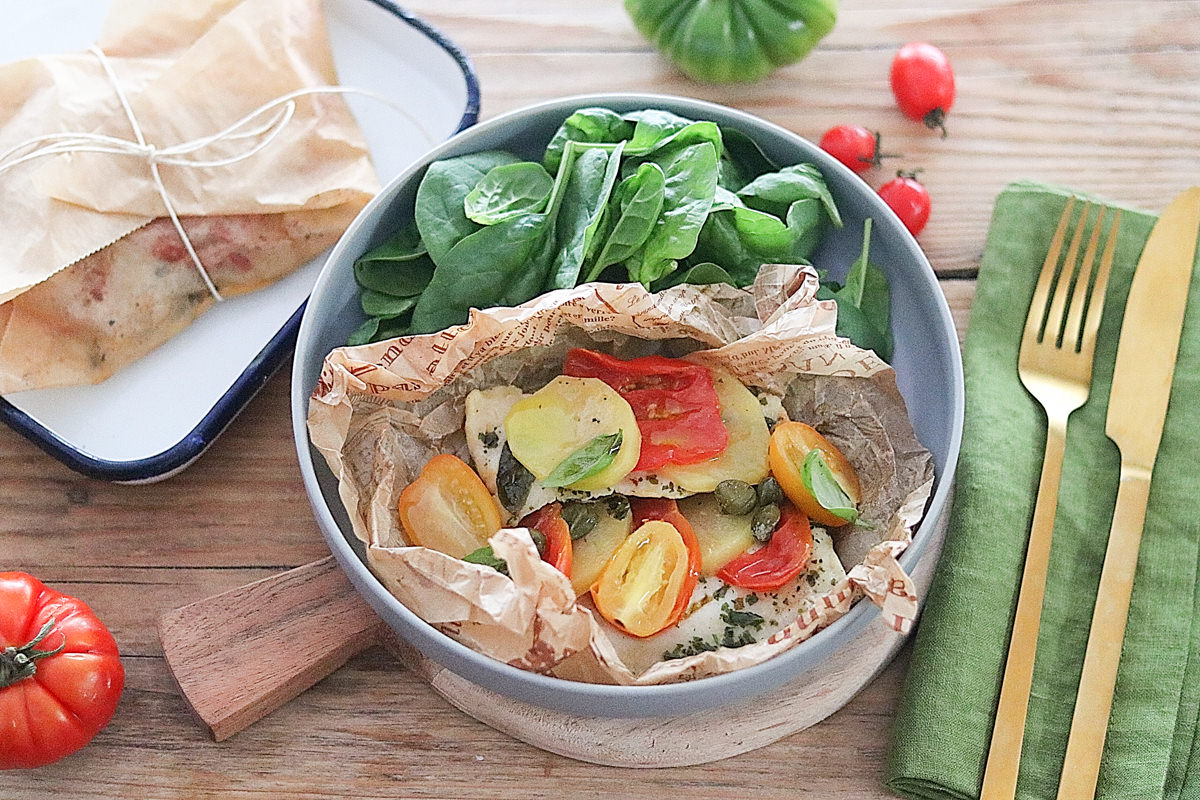 Merluzzo al cartoccio | Ricette della Nonna