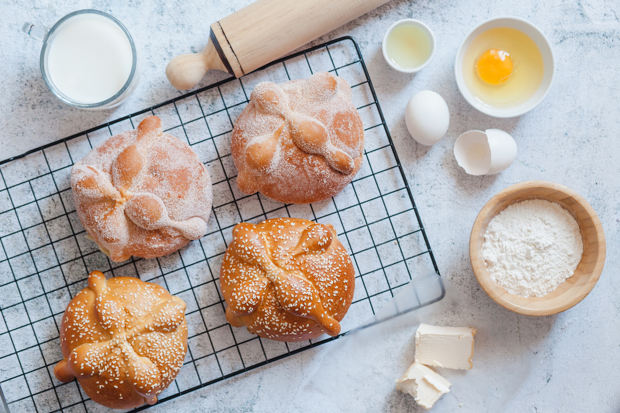 La ricetta originale del pan de muerto, come fare il pane dei morti ...